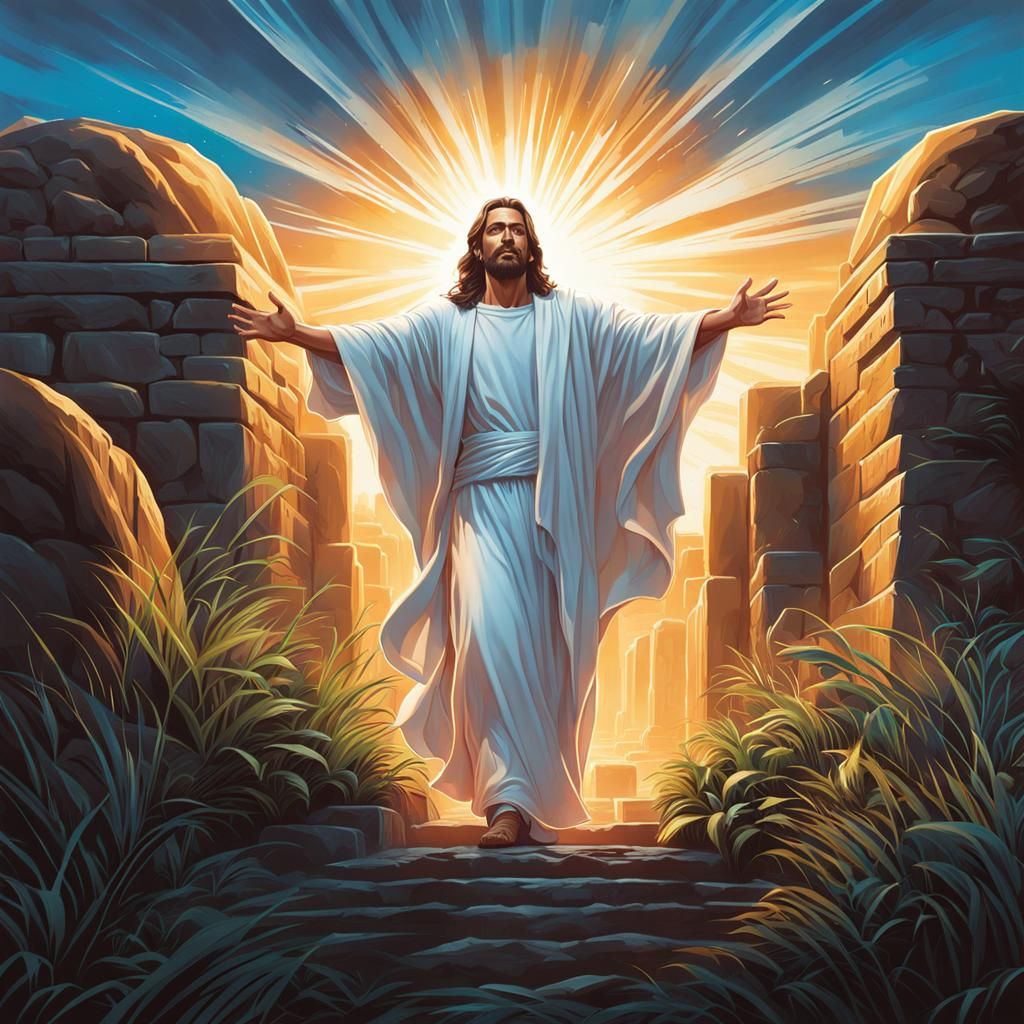 He is Risen! - AI Generated Artwork - NightCafe Creator