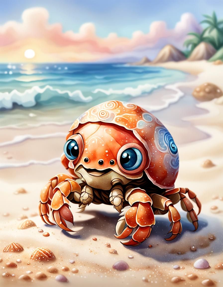 🦀🐚 - AI Generated Artwork - NightCafe Creator