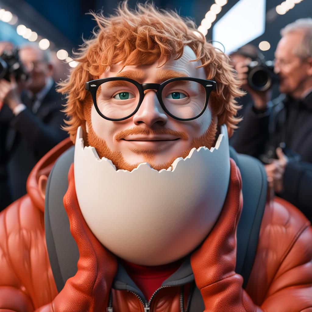Egg Sheeran - AI Generated Artwork - NightCafe Creator