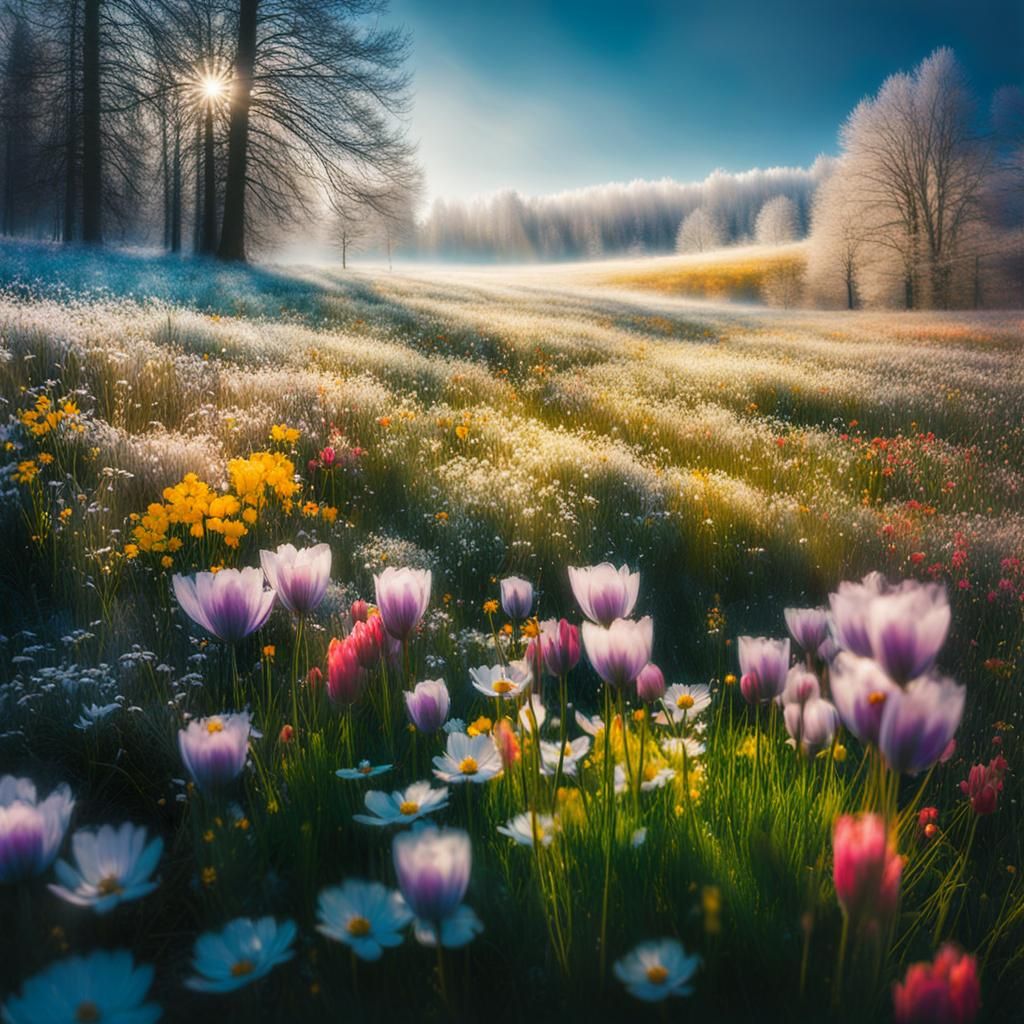 Spring Begins - AI Generated Artwork - NightCafe Creator