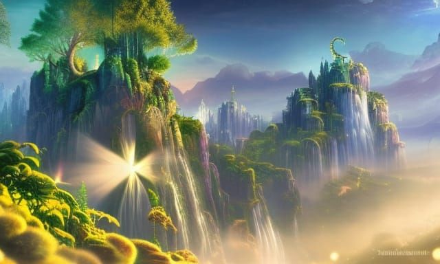 The Tree of Gan (enclosed garden) - AI Generated Artwork - NightCafe ...