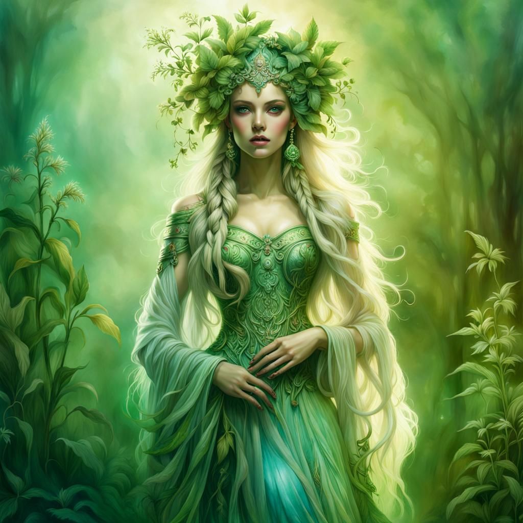 Herb Goddess - AI Generated Artwork - NightCafe Creator Herb Goddess - AI Generated Artwork - NightCafe Creator