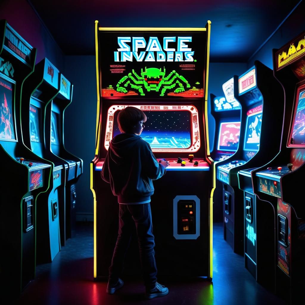 Space Invaders - AI Generated Artwork - NightCafe Creator
