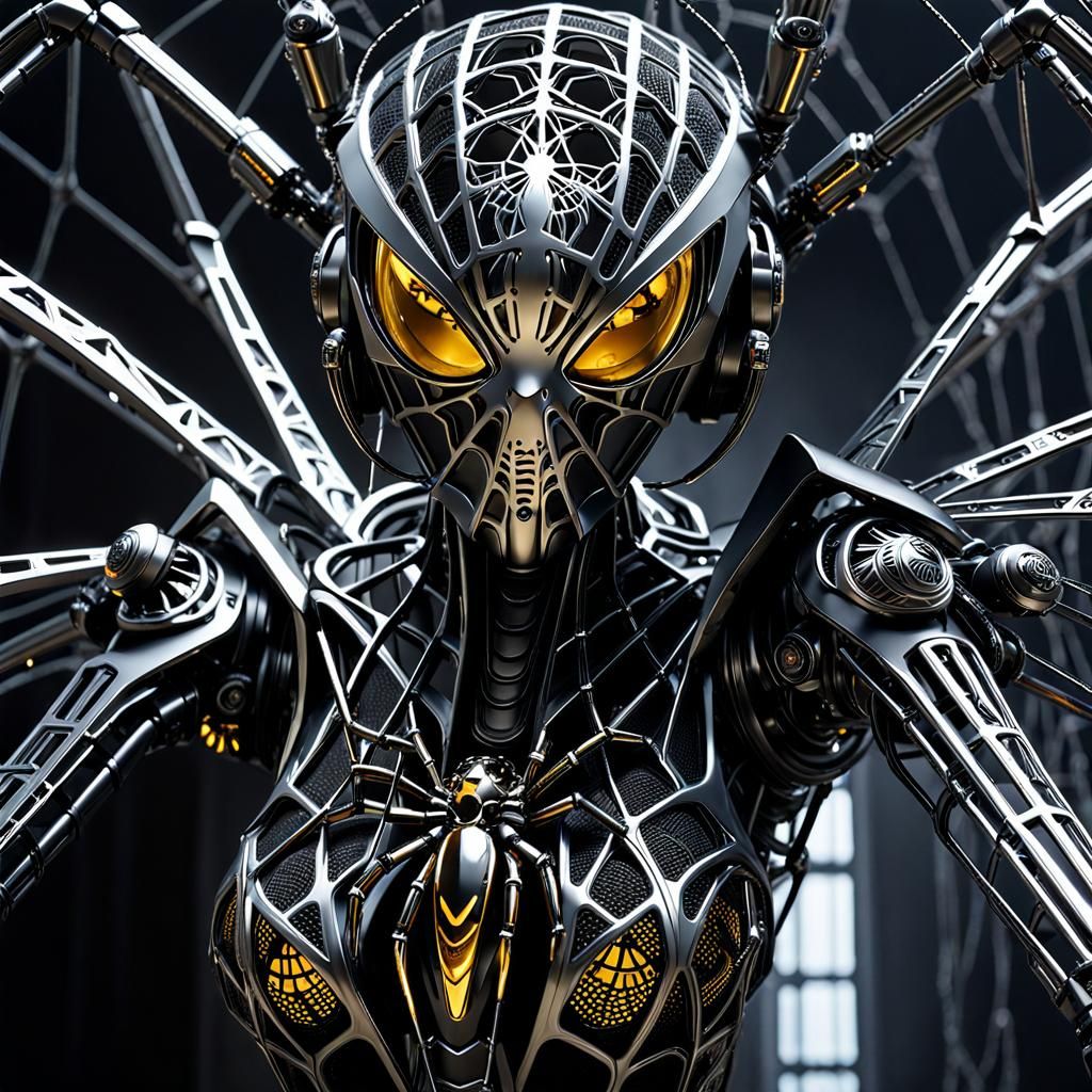 Spider Humanoid 💫🕷️🤖 - AI Generated Artwork - NightCafe Creator