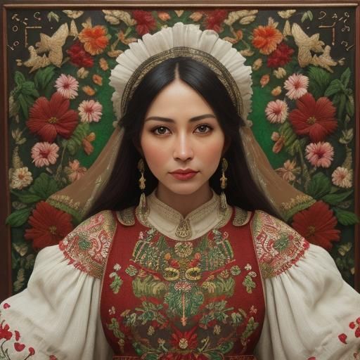 otomi artwork patchwork - AI Generated Artwork - NightCafe Creator