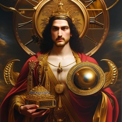 God Chronos - AI Generated Artwork - NightCafe Creator