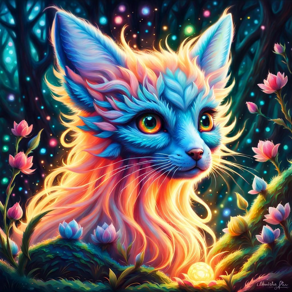 Furry Fae Creature - AI Generated Artwork - NightCafe Creator