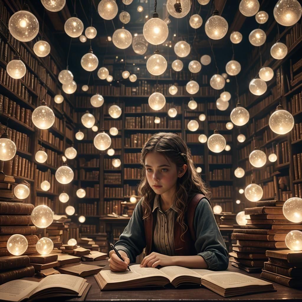 Quiet study time - AI Generated Artwork - NightCafe Creator