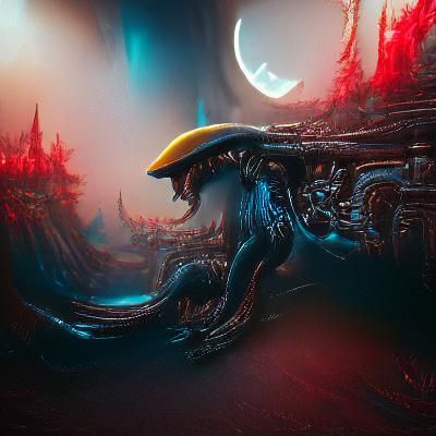 xenomorph - AI Generated Artwork - NightCafe Creator