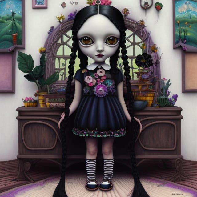 Wednesday - AI Generated Artwork - NightCafe Creator