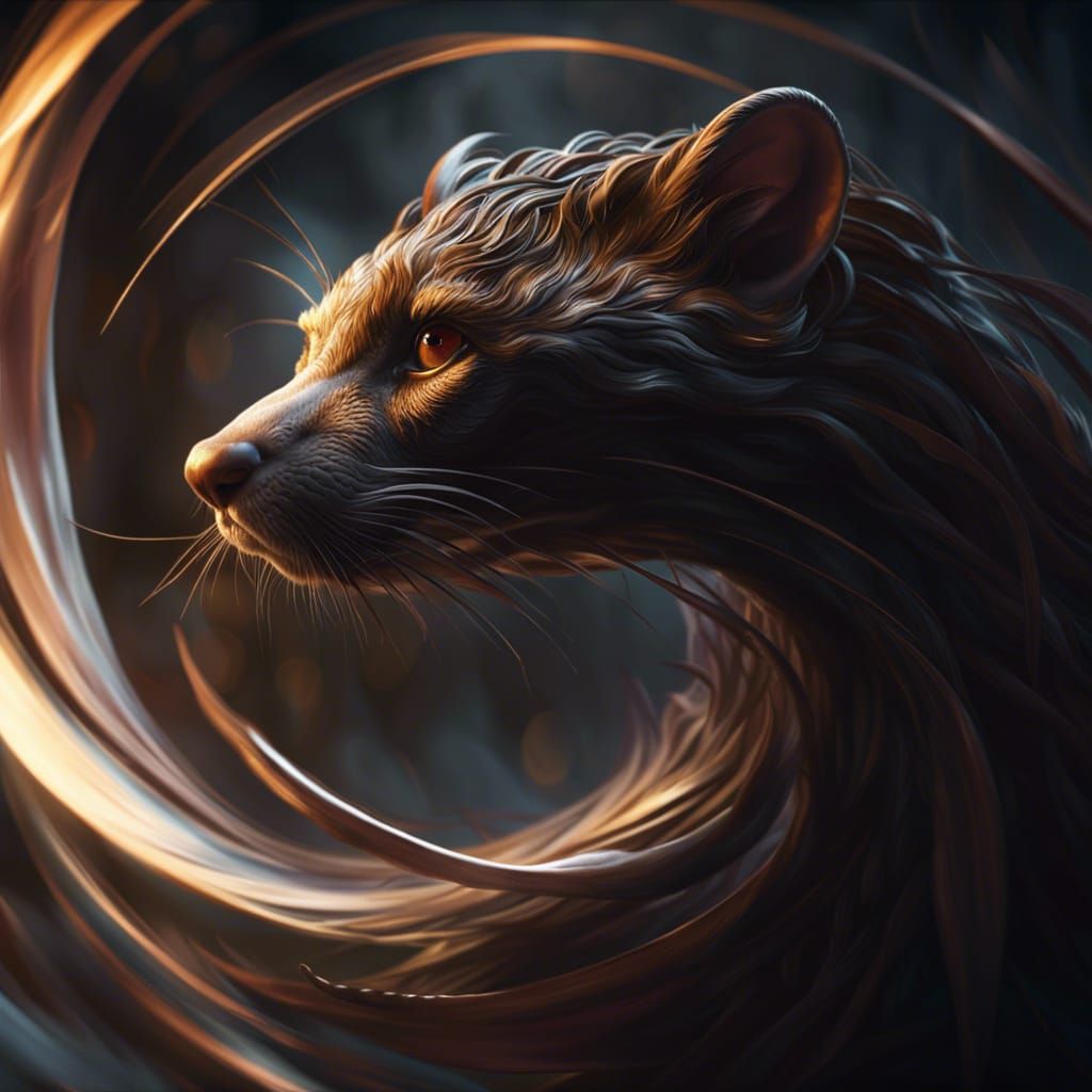 Weasel Spirit - AI Generated Artwork - NightCafe Creator