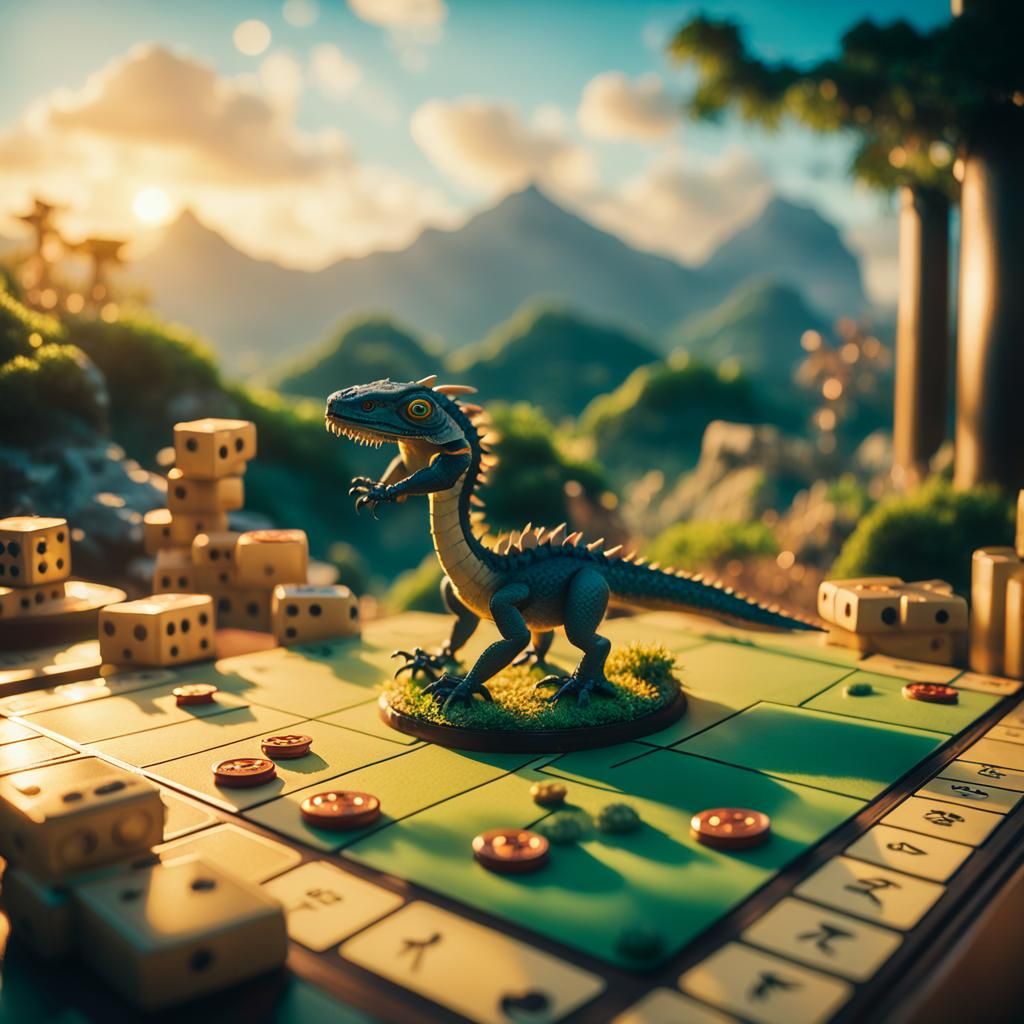 atmosphere of iconic board game settings - AI Generated Artwork ...