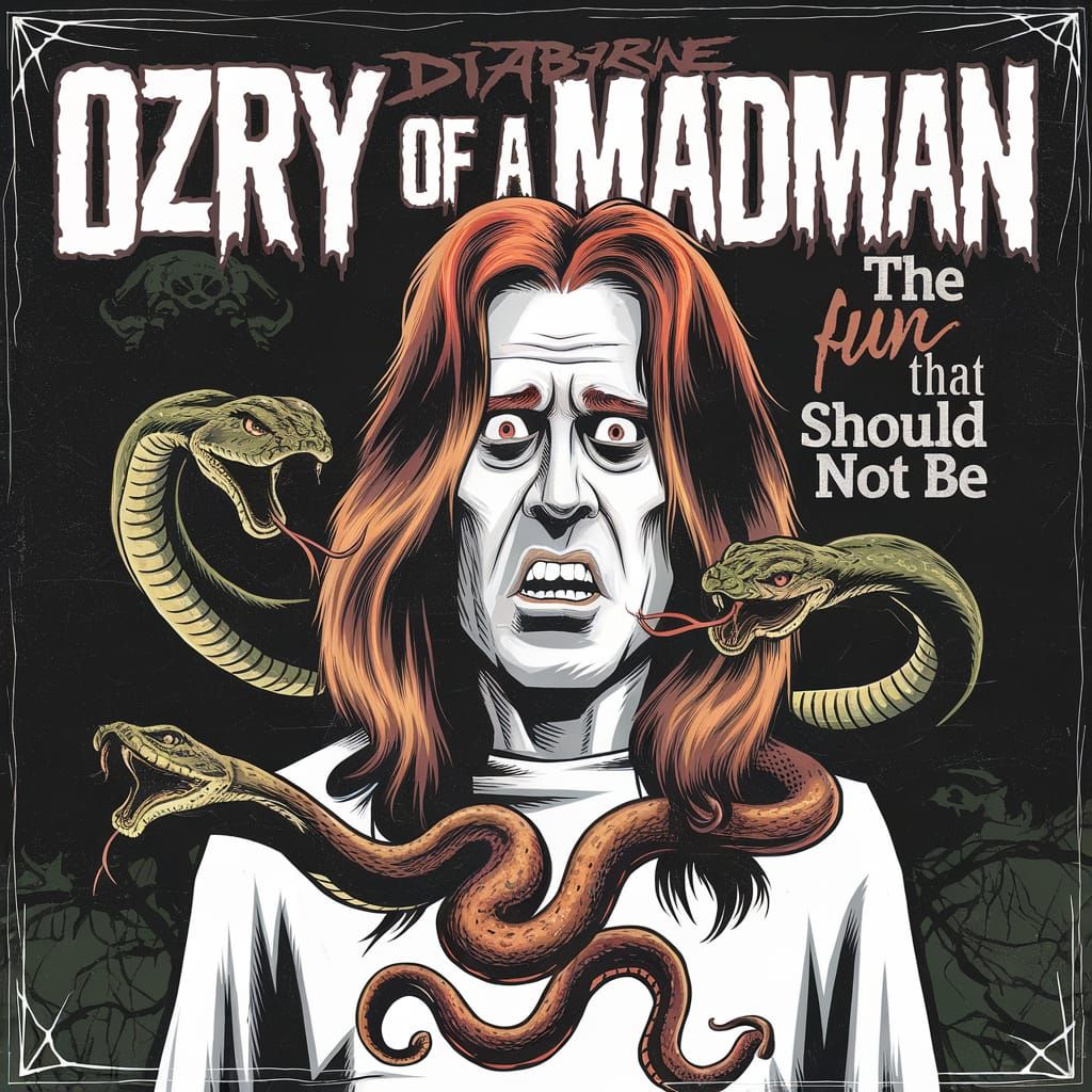 OZZY OSBOURNE DIARY OF A MADMAN comic cover art 🎨