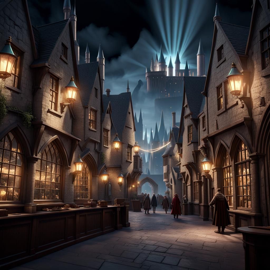 The wizarding world volumetric - AI Generated Artwork - NightCafe Creator