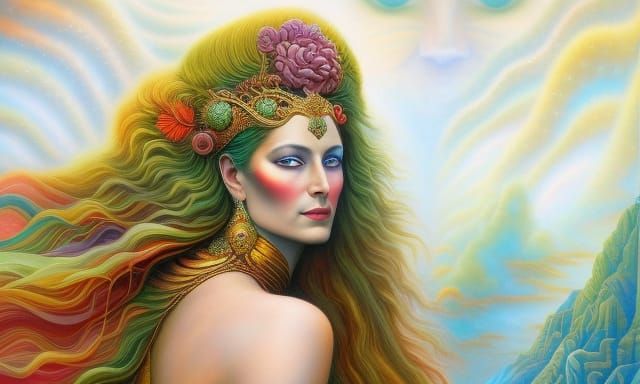 Goddess of Vision - AI Generated Artwork - NightCafe Creator