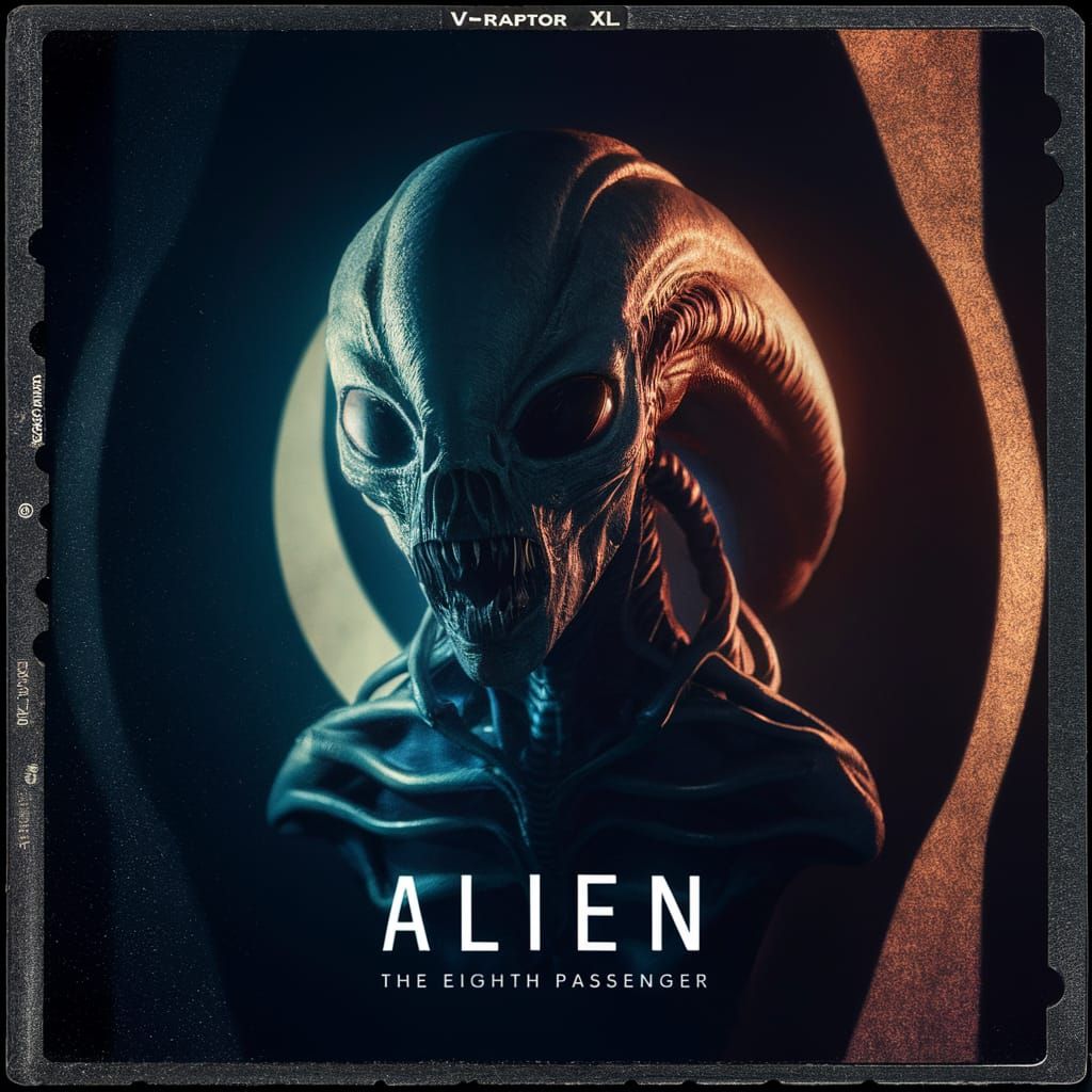 Portrait_of_an_Alien_with_the_logo "ALIEN the eighth passenger" - AI ...
