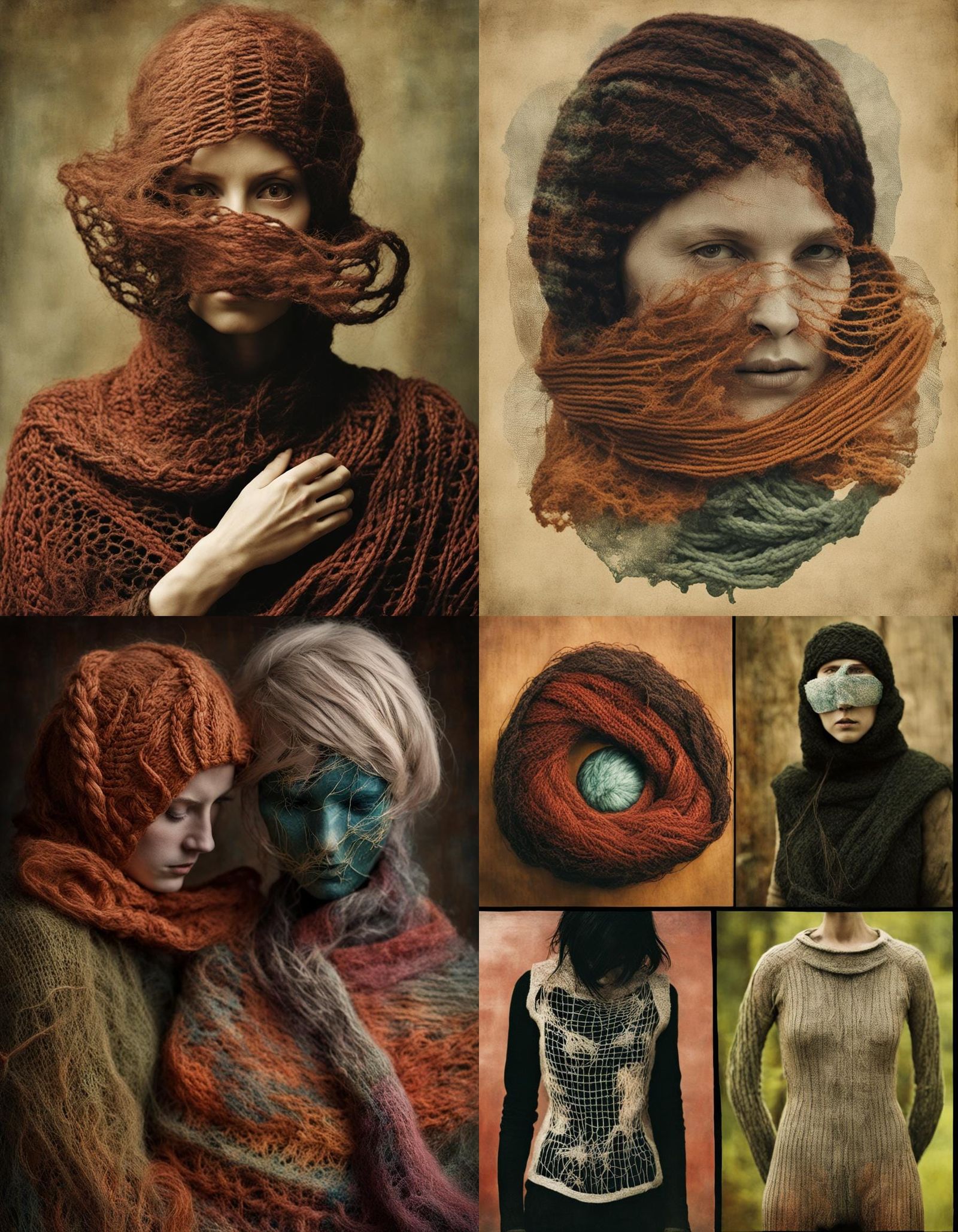 double exposure ailment codex by fibre artist "Helga Szentpétery" by ...
