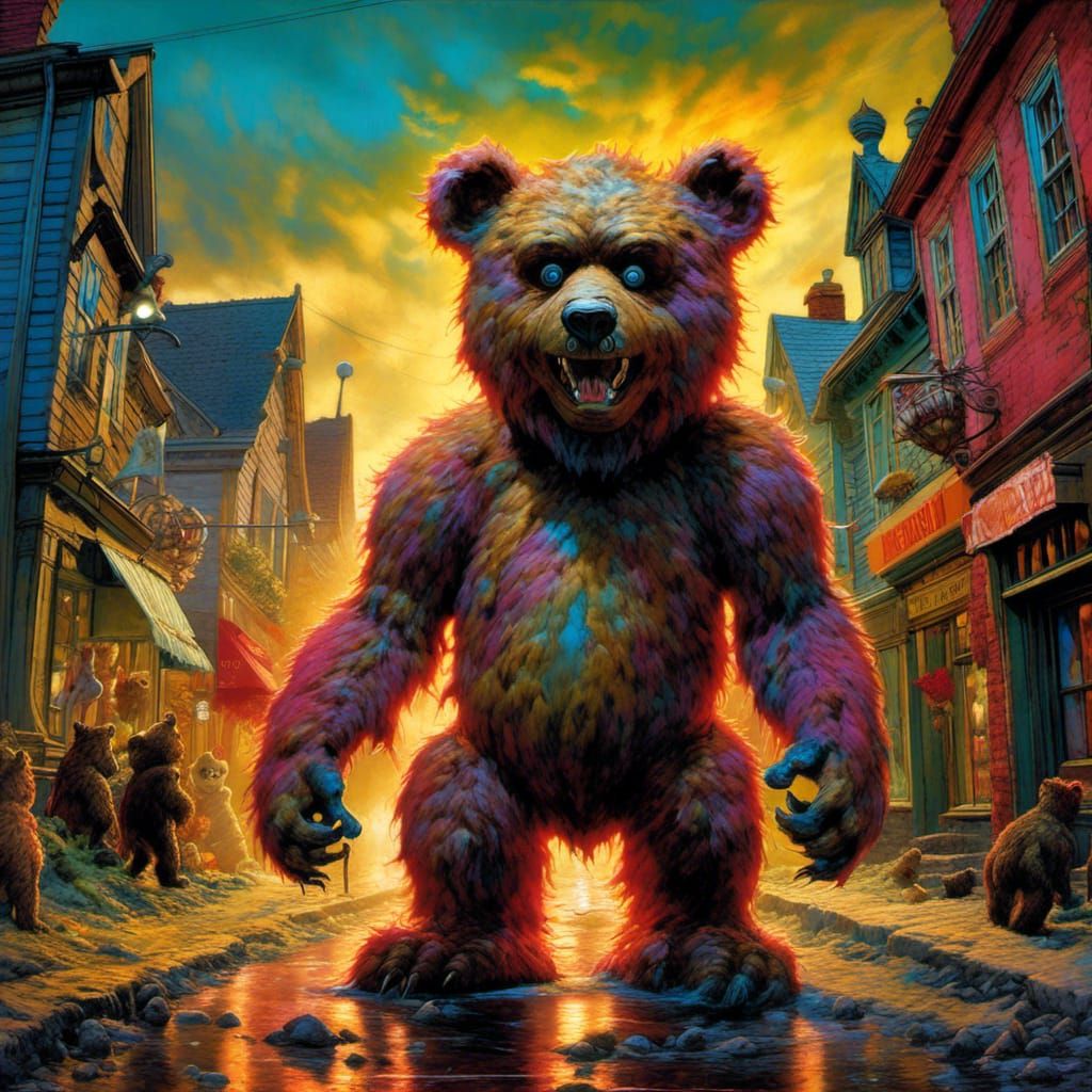 Zombie Ted - AI Generated Artwork - NightCafe Creator