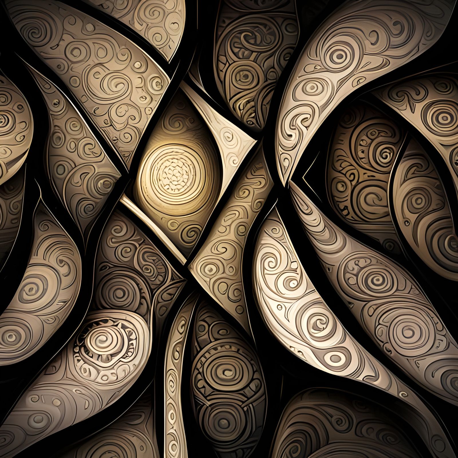 Abstract pattern - AI Generated Artwork - NightCafe Creator