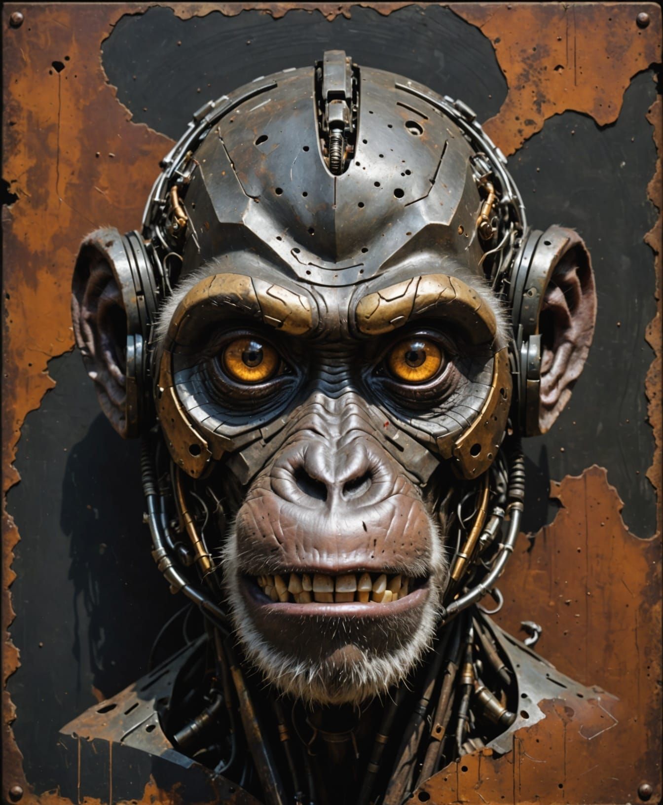 Cyborg monkey - Cyborg monkey