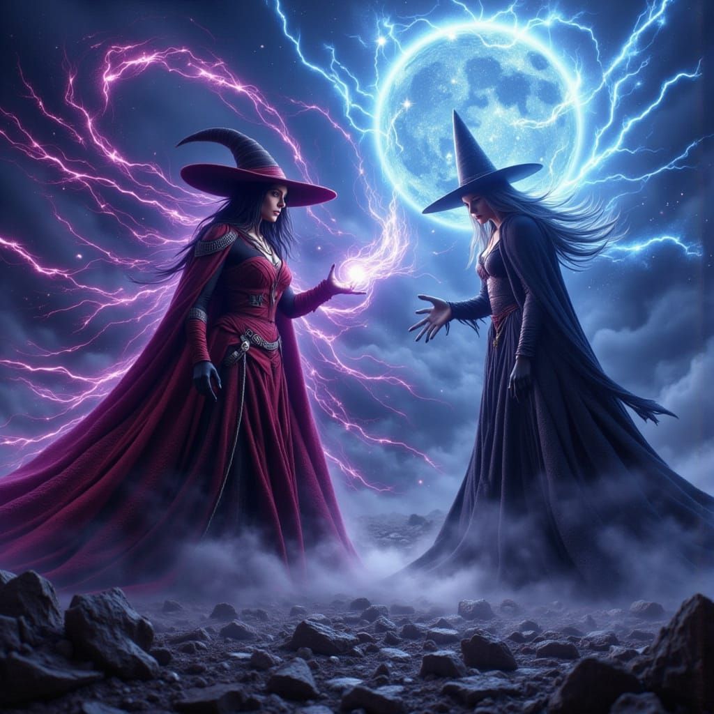 Scarlet Witch vs. Zatana - Magical Showdown: Dark Witches Cl...