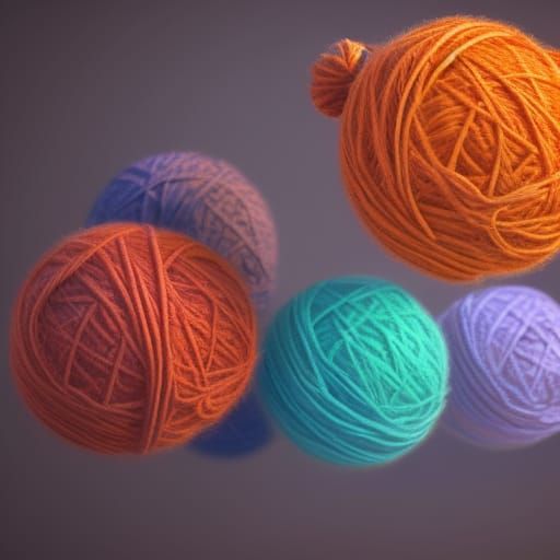 The Yarn Ball System - AI Generated Artwork - NightCafe Creator