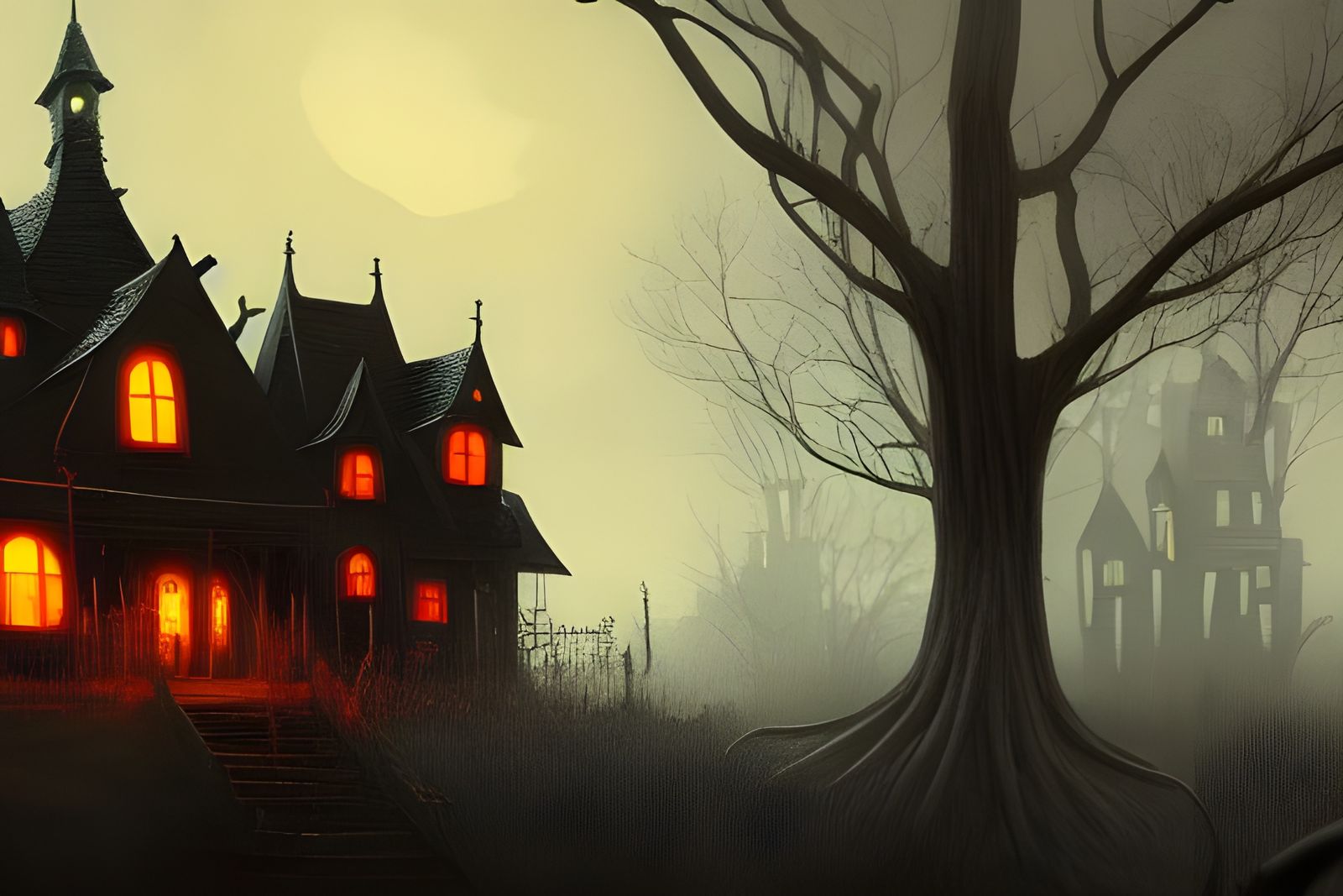 Happy Halloween - AI Generated Artwork - NightCafe Creator