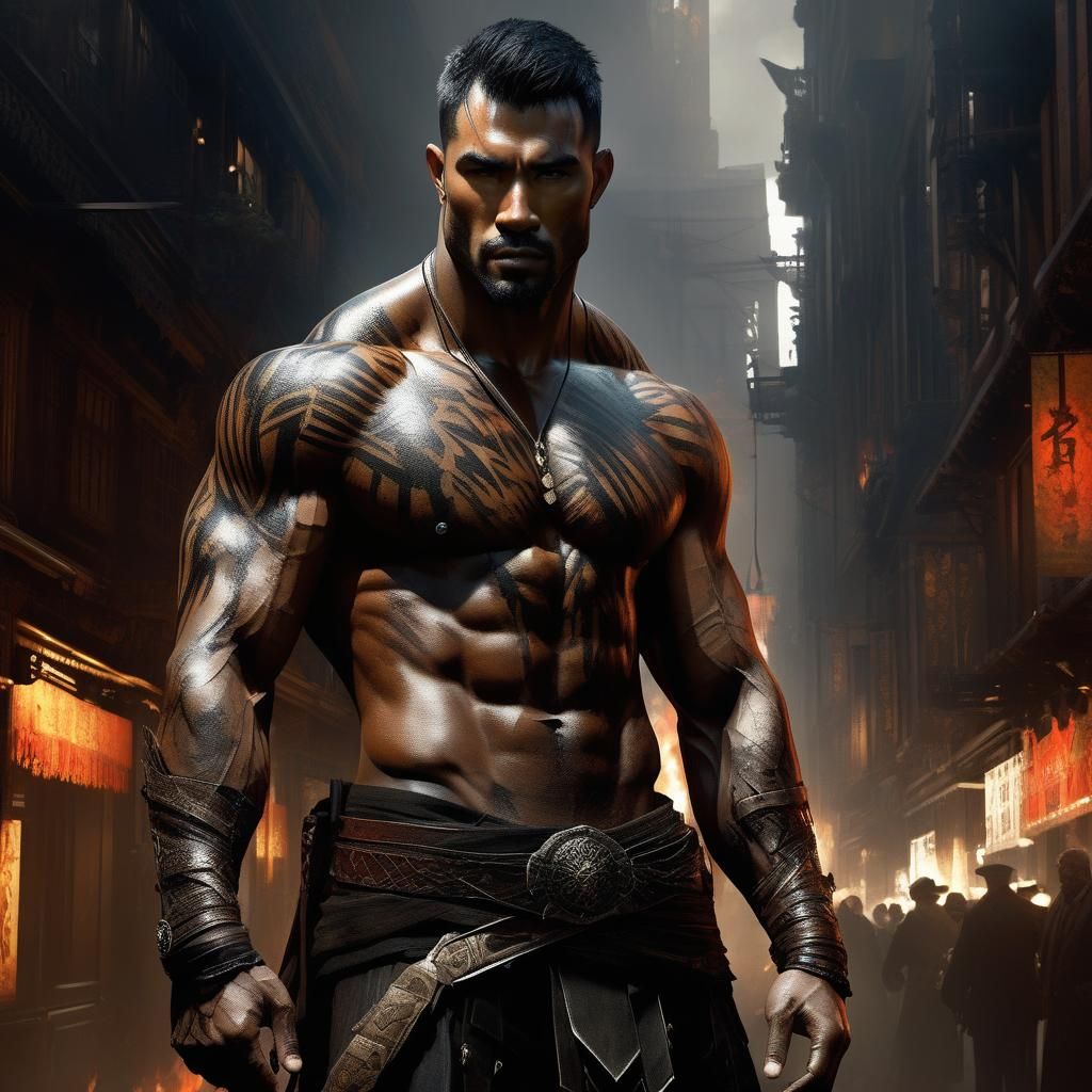 Handsome Warrior - AI Generated Artwork - NightCafe Creator