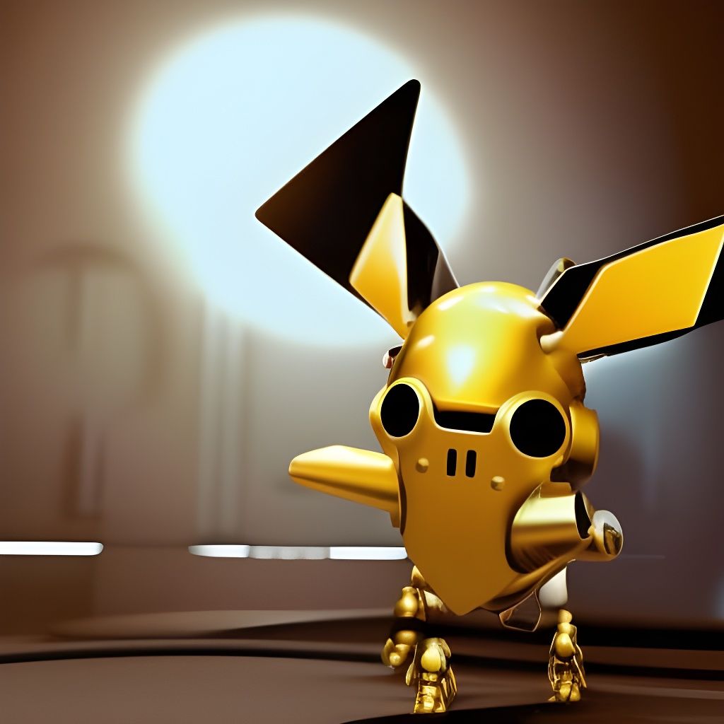 Pikachu Mecha - AI Generated Artwork - NightCafe Creator