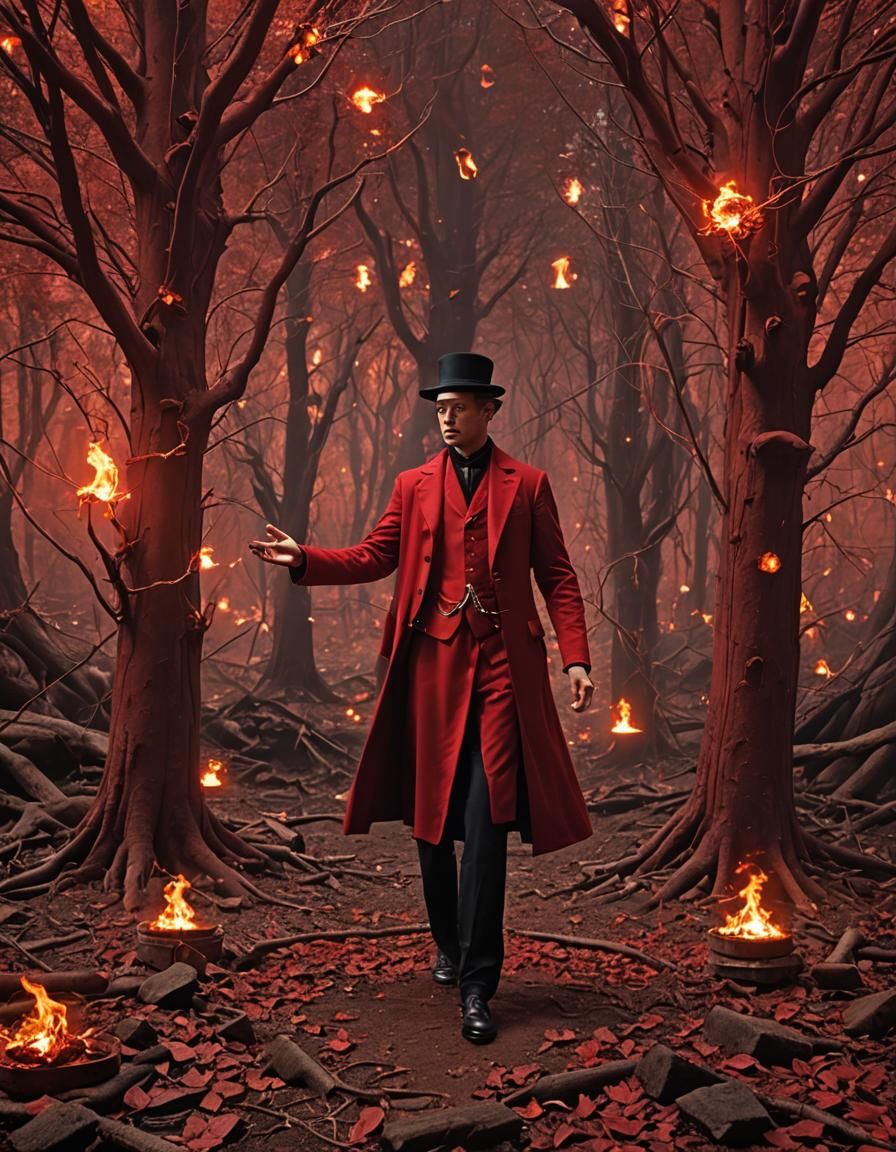 MTG Magic The gathering Red Magician - AI Generated Artwork - NightCafe ...