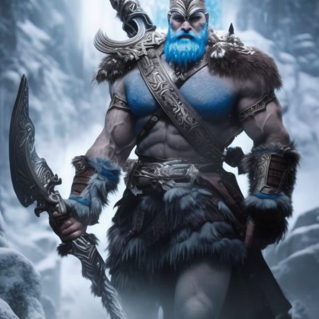Frost Giant Jarl - AI Generated Artwork - NightCafe Creator