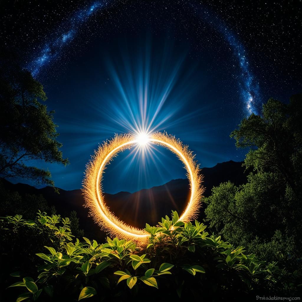 The beauty of the world like an incandescent sun - AI Generated Artwork ...