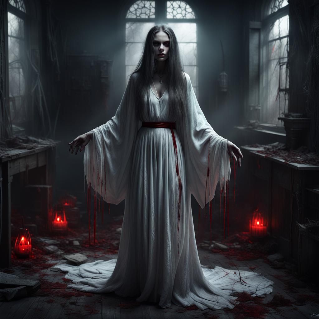 Blood Witch Ritual - AI Generated Artwork - NightCafe Creator