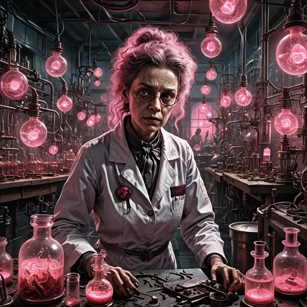 Mad Scientist Series - Professor Rose - AI Generated Artwork ...