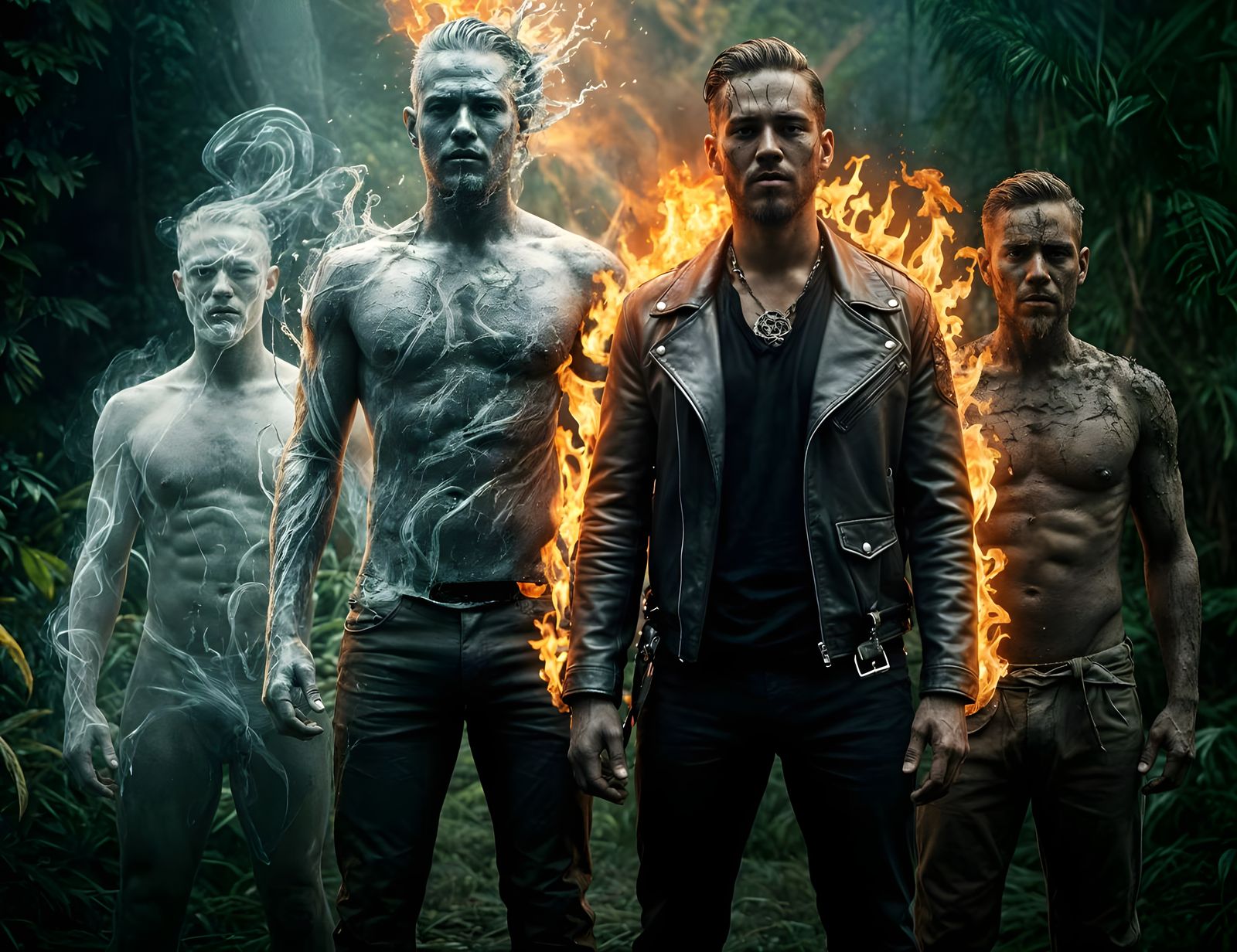 THE ELEMENTALS - WIND, WATER, FIRE, EARTH