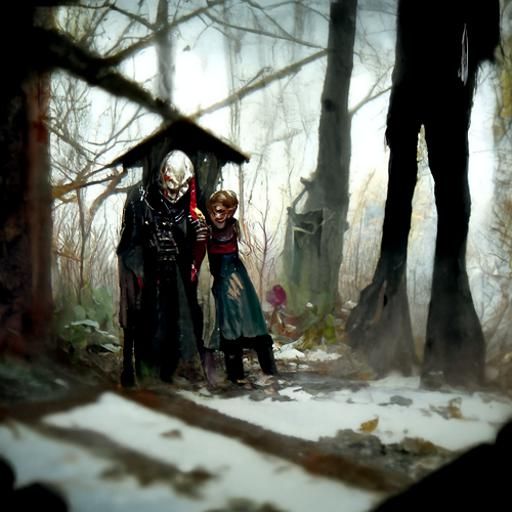 Hansel and Gretel - AI Generated Artwork - NightCafe Creator