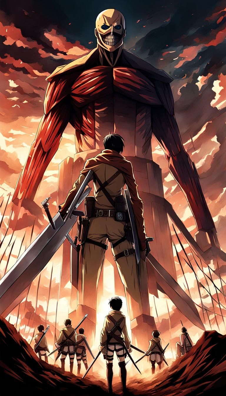 Fan art of Attack on Titan - AI Generated Artwork - NightCafe Creator