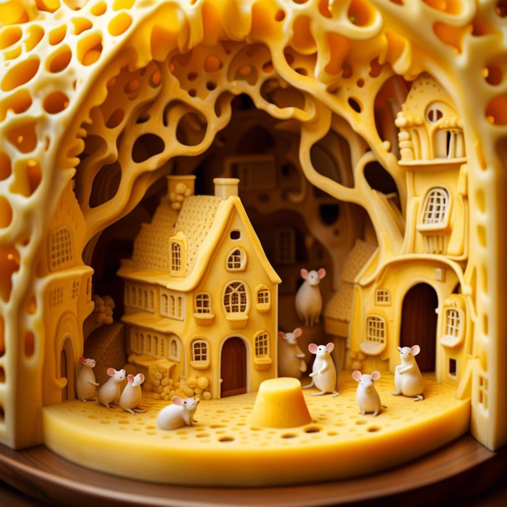 Mouse heaven - AI Generated Artwork - NightCafe Creator