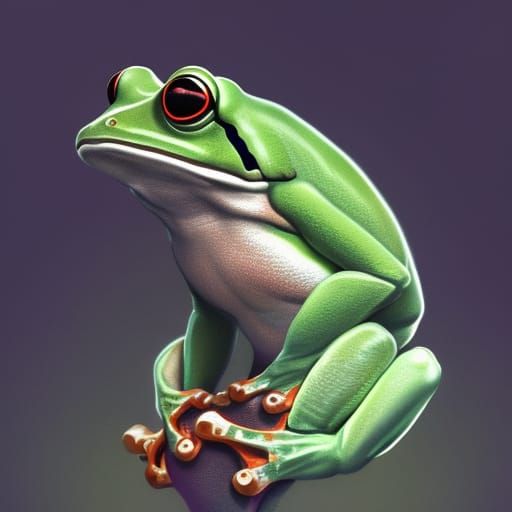 Tree Frog - AI Generated Artwork - NightCafe Creator