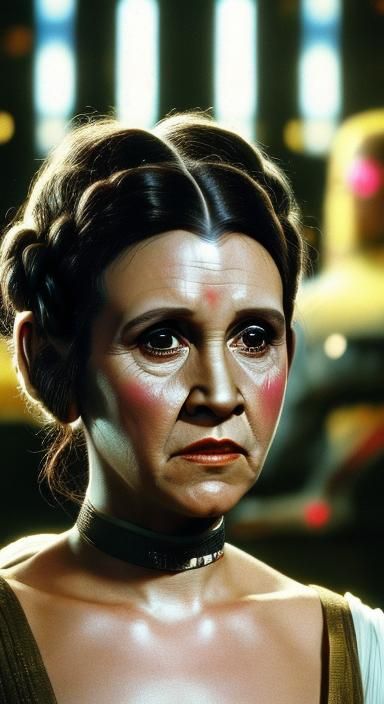Princess Leia - AI Generated Artwork - NightCafe Creator