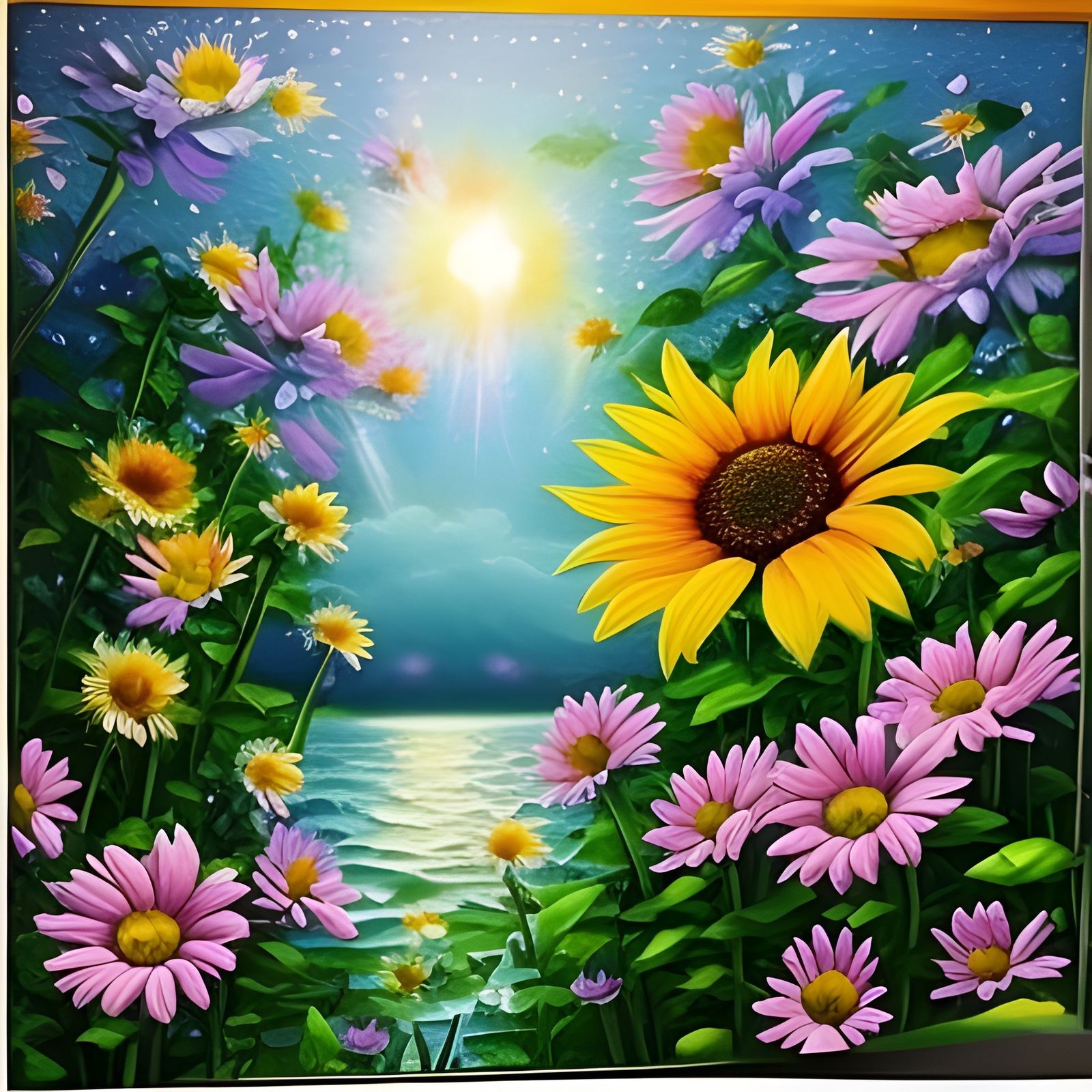 Pretty Flowers - AI Generated Artwork - NightCafe Creator