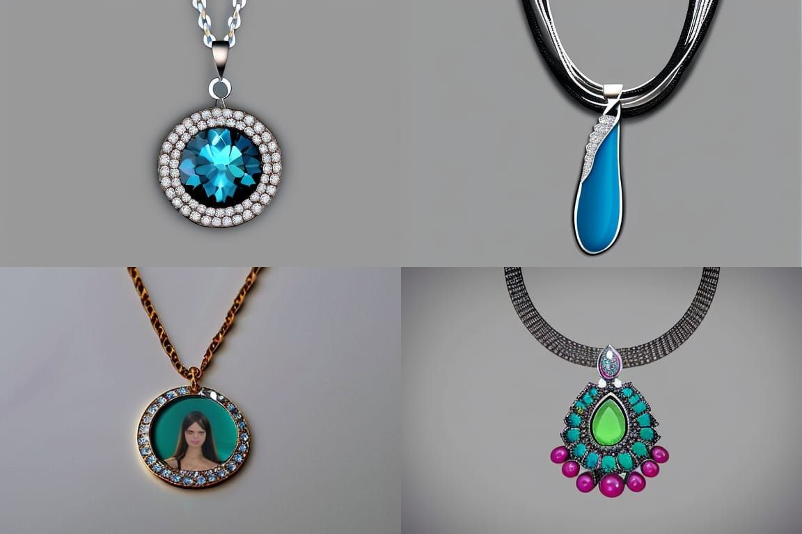 fashion jewellery necklace, realistic photo - AI Generated Artwork ...
