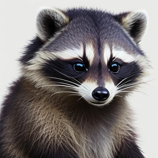 Cute, detailed, raccoon - AI Generated Artwork - NightCafe Creator