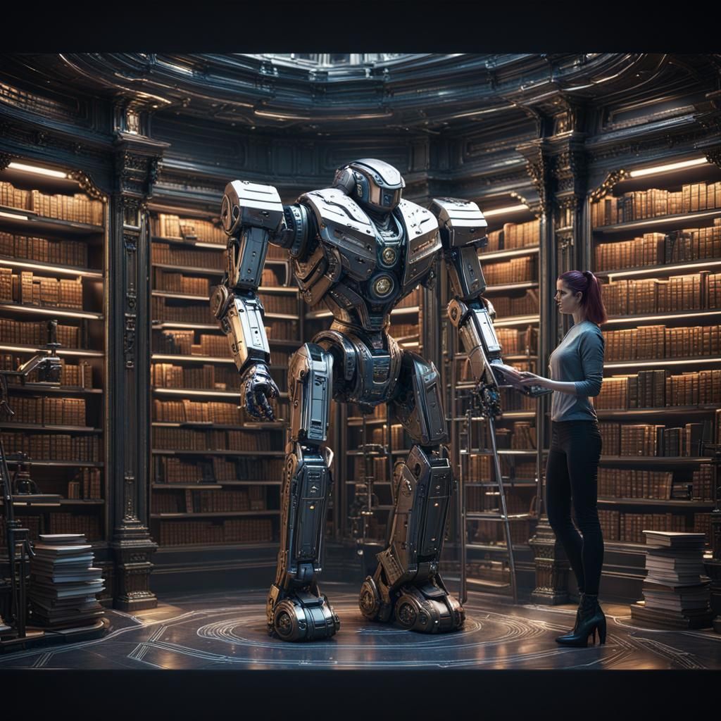 Man & Machine - AI Generated Artwork - NightCafe Creator