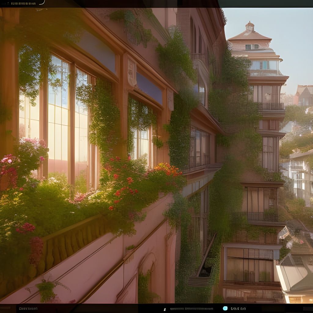 open windows apartments - AI Generated Artwork - NightCafe Creator