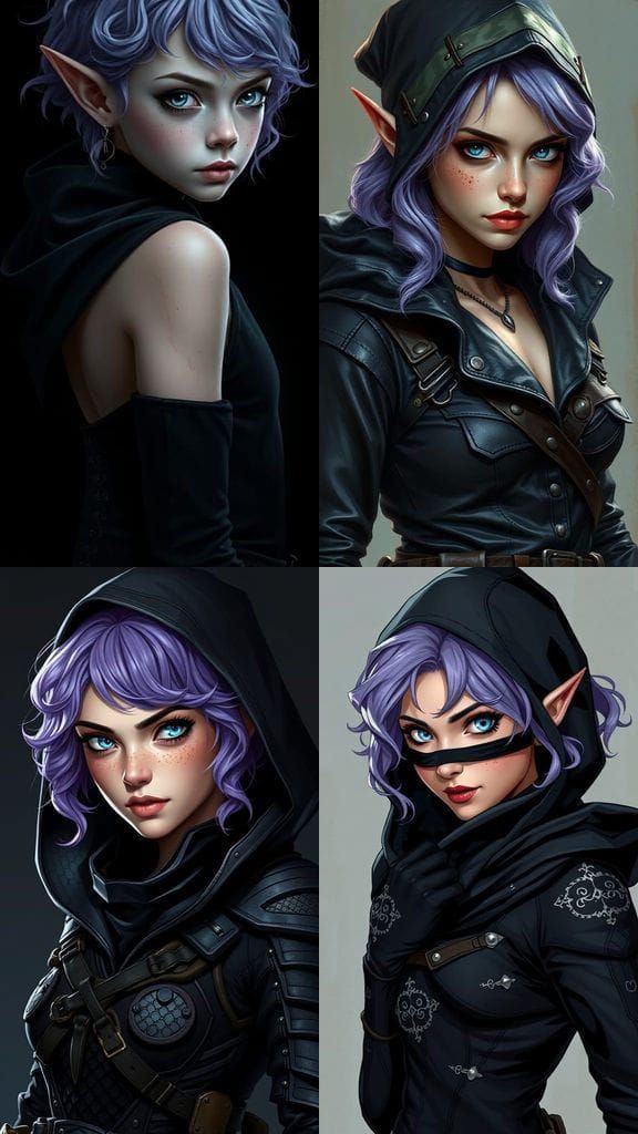 Cassi Helianthus-Soleil - Mysterious Half Elf Assassin in La...