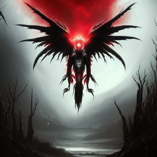 Mothman - AI Generated Artwork - NightCafe Creator