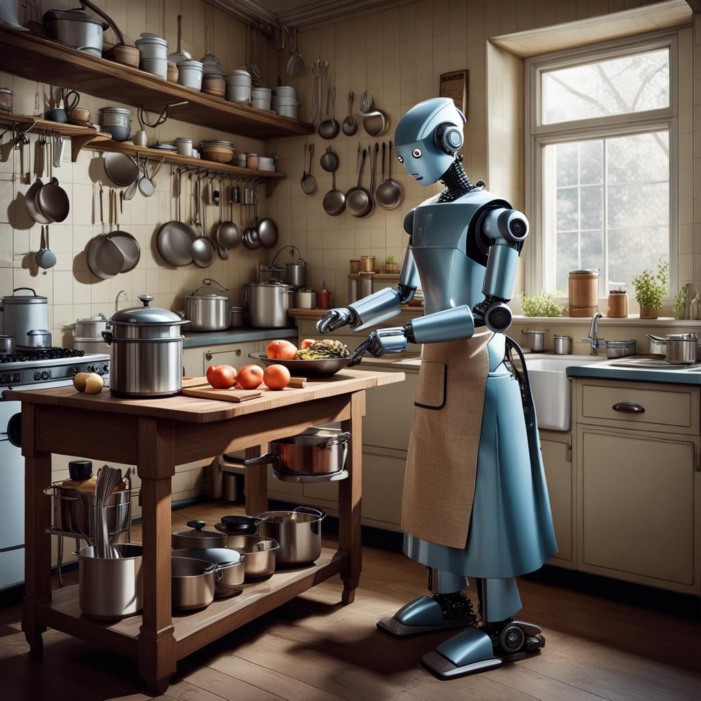 Making breakfast - AI Generated Artwork - NightCafe Creator