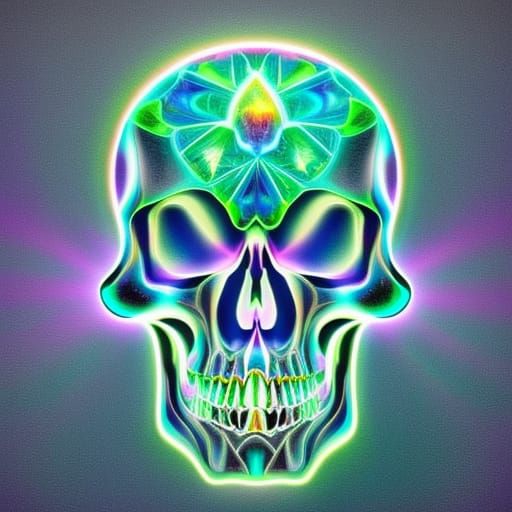 Skull - AI Generated Artwork - NightCafe Creator