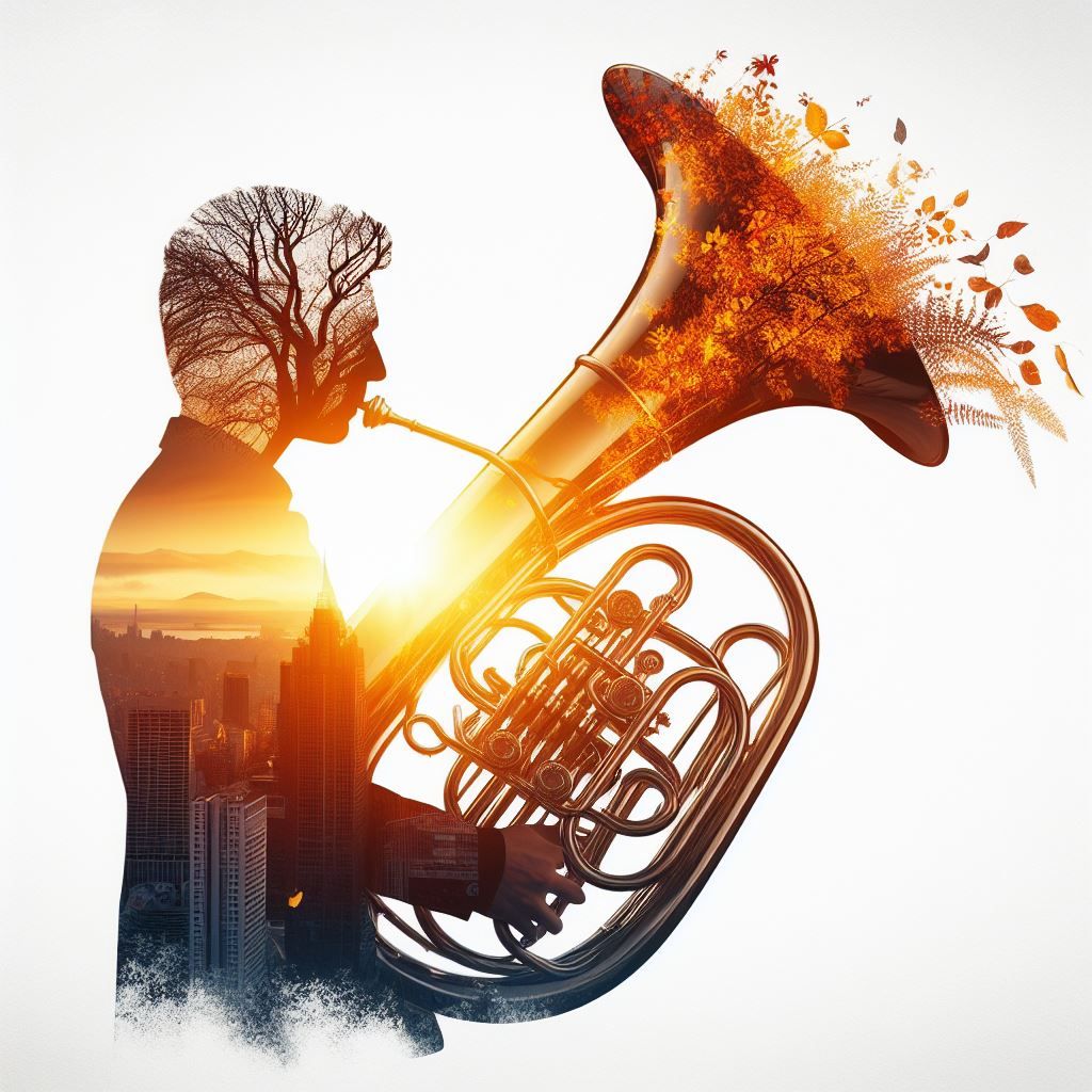 Tuba Man In the Style of Shr00m - AI Generated Artwork - NightCafe Creator